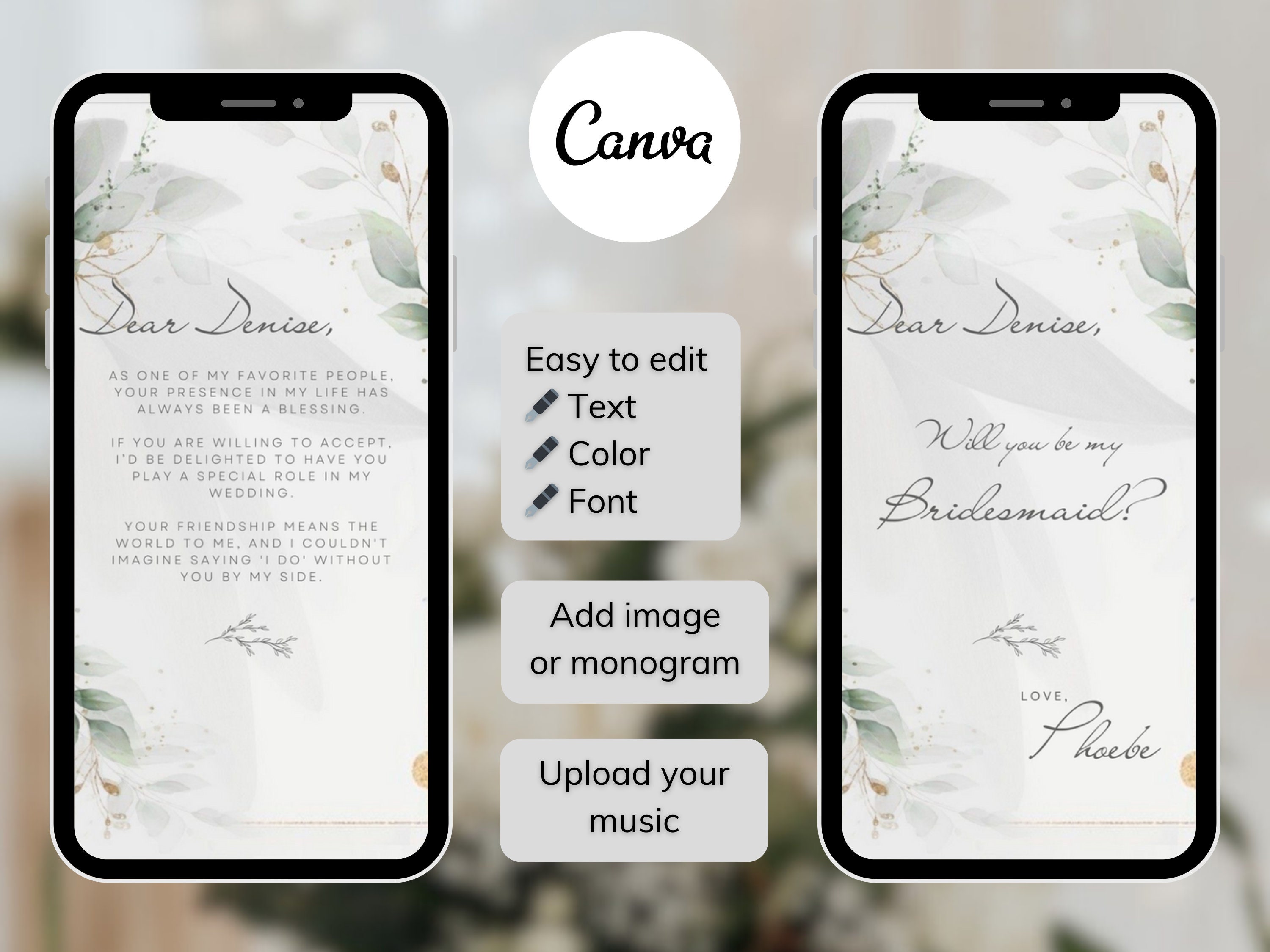 Bridesmaid Proposal Video Will You Be My Bridesmaid Maid of Honor ...