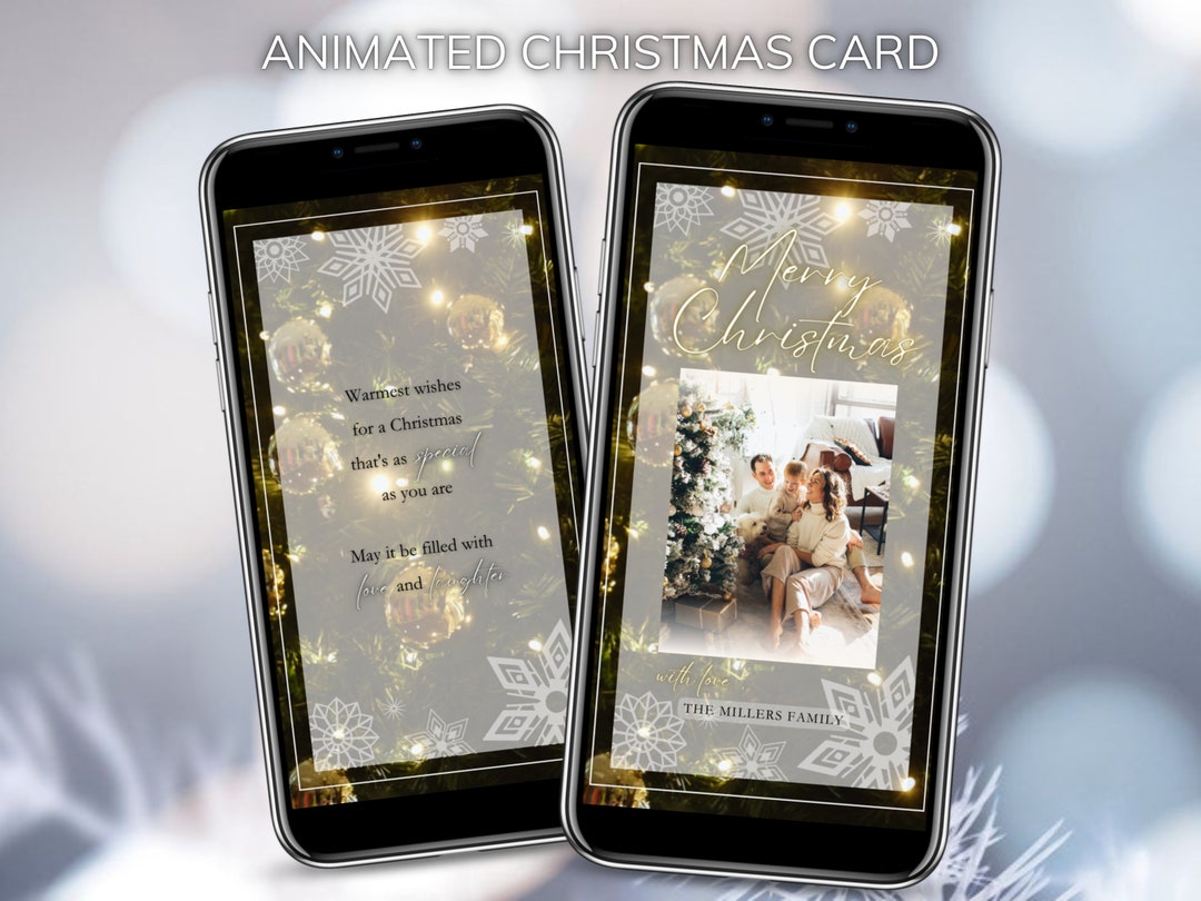 Digital Christmas Card | Christmas Ecard | Video Message With Festive ...