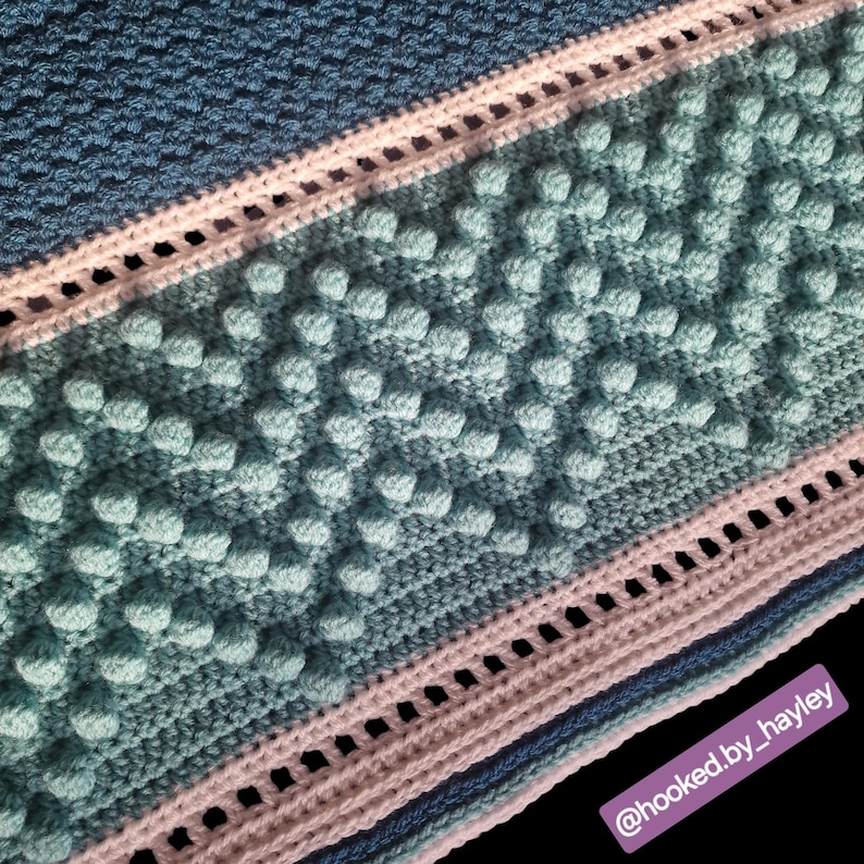 Dinosaur Bobble Crochet Blanket Pattern (PDF Download) - Etsy