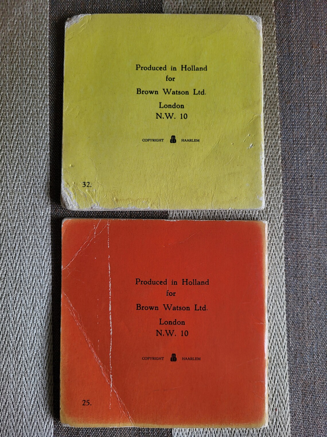 Vintage Brown Watson 'mini Books' Pair - Golden Tower & Clever ...