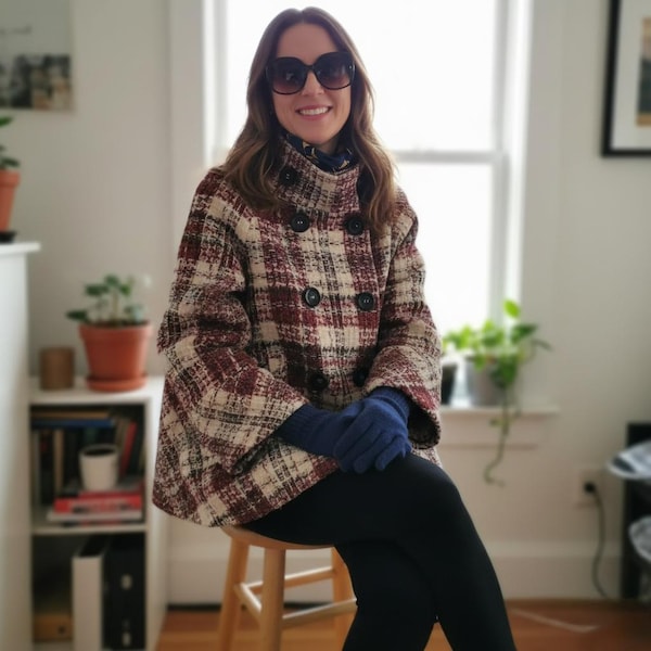 Plaid Coats for Women - Etsy UK
