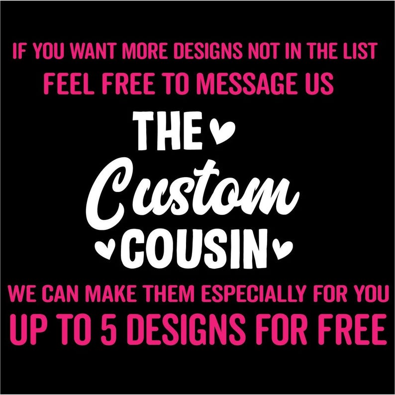Cousins Shirts SVG Bundle, Cousins Matching Shirts SVG, Cousins SVG Bundle, Cousin Crew Svg ...
