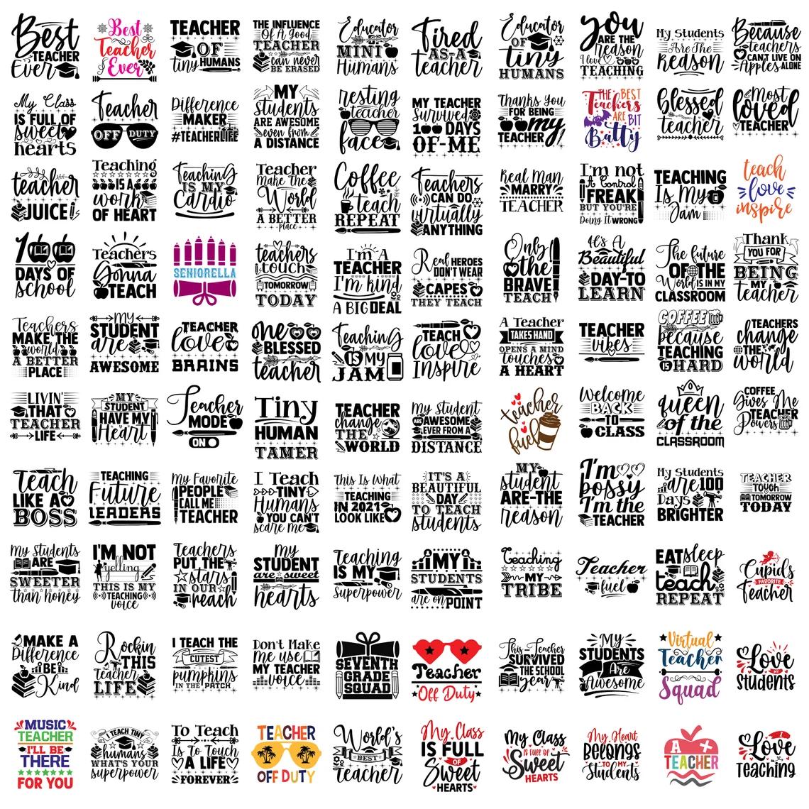 The Ultimate Teacher Quote SVG Bundle for Valentine's Day - Etsy