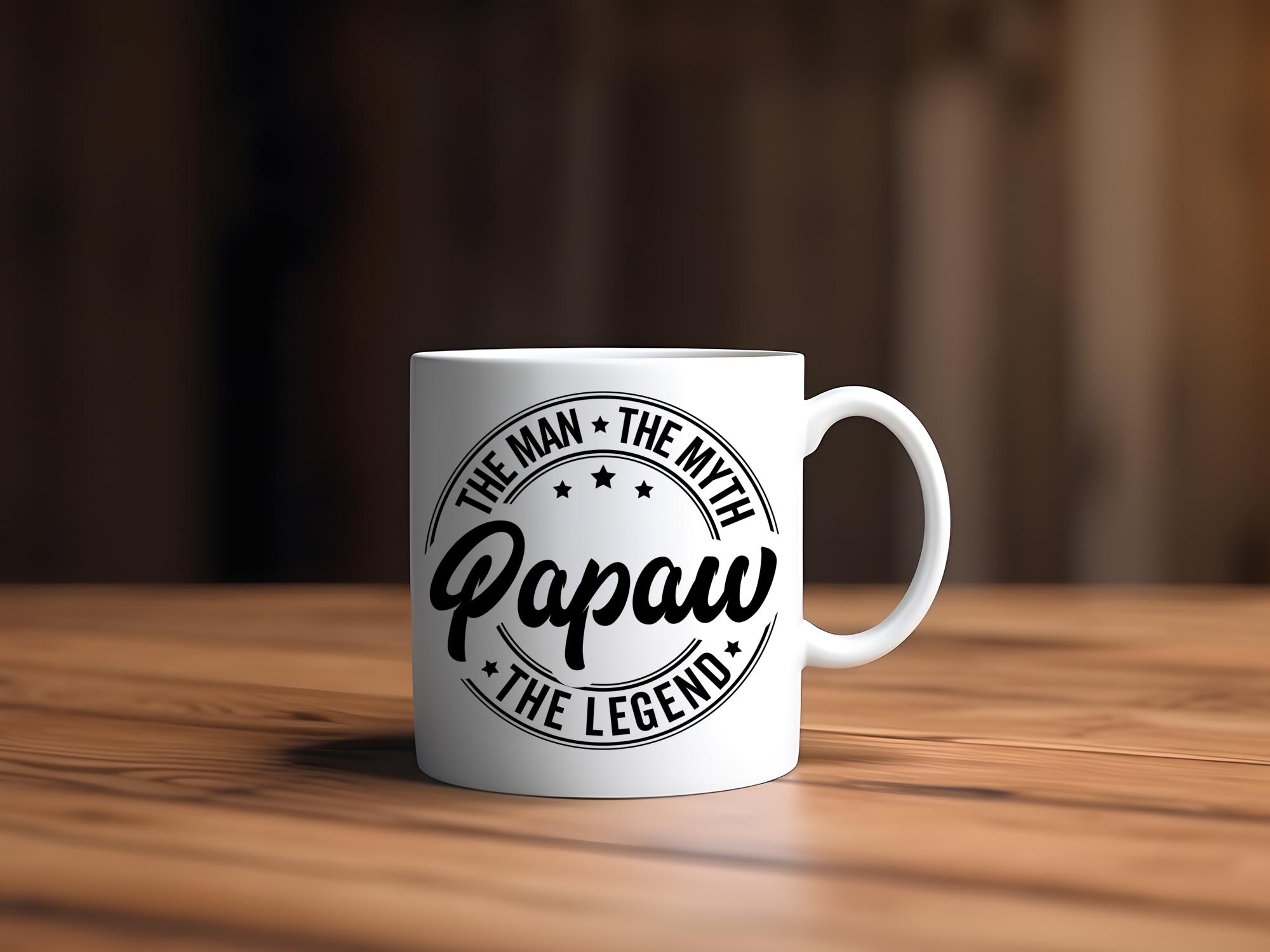 Papaw SVG Papaw Man Myth Legend Shirt Grandpa Cut File for Cricut - Etsy