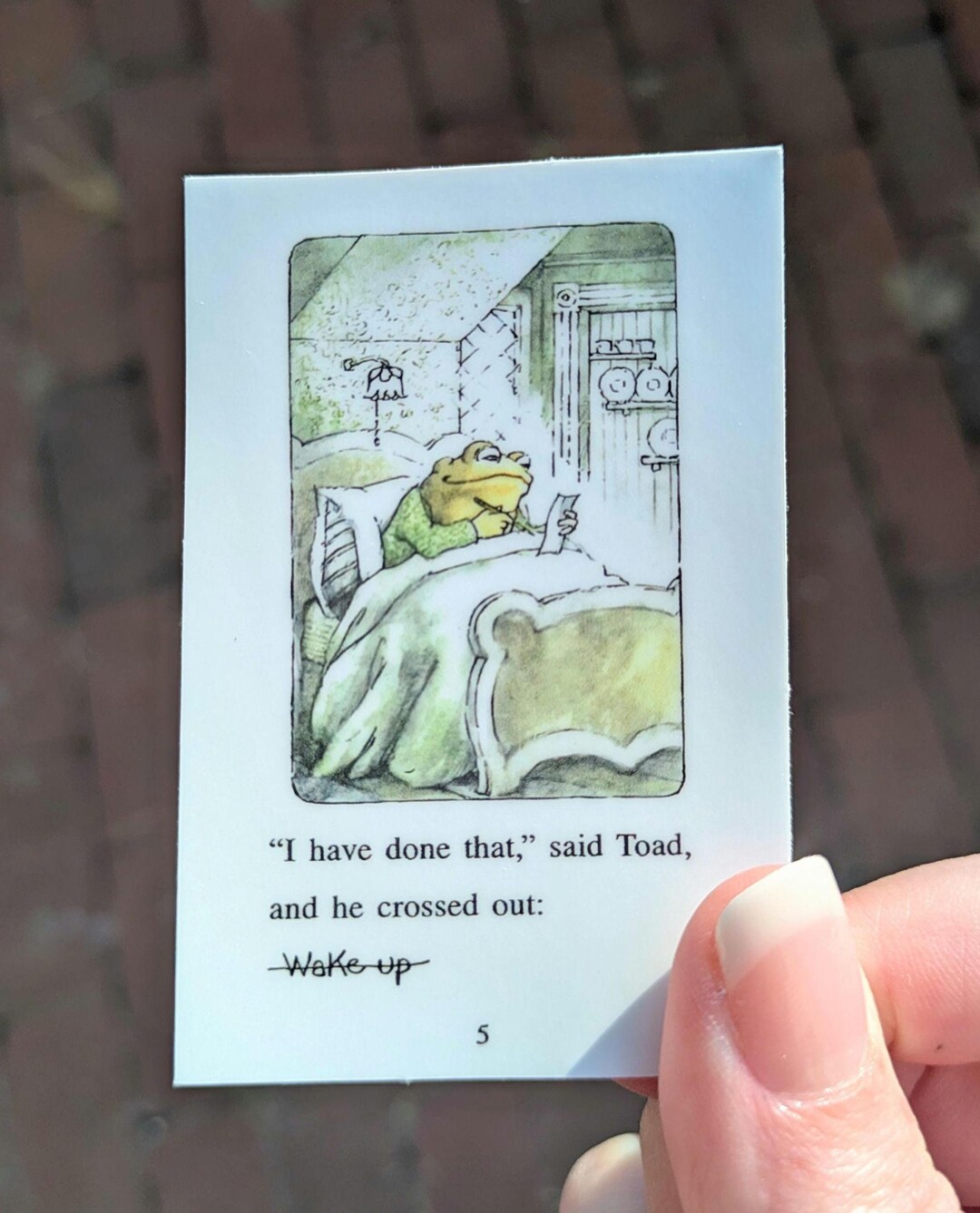 Frog and Toad Vintage Children's Book Cottage Core Sticker - Etsy