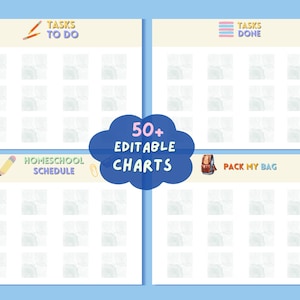 Editable Daily Routine | Weekly Routine Cards for Kids | Chore Charts ...