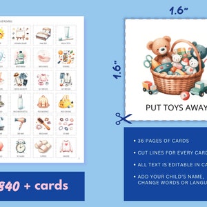 Editable Daily Routine | Weekly Routine Cards for Kids | Chore Charts ...