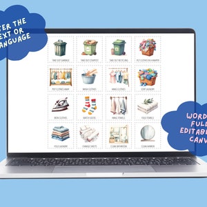 Visual Schedule for Kids, Toddlers, Preschool, School | Editable Daily ...
