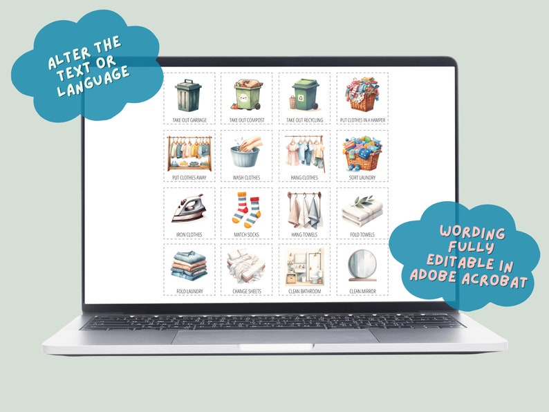 Visual Schedule for Kids, Toddlers, Preschool, School Editable Daily ...