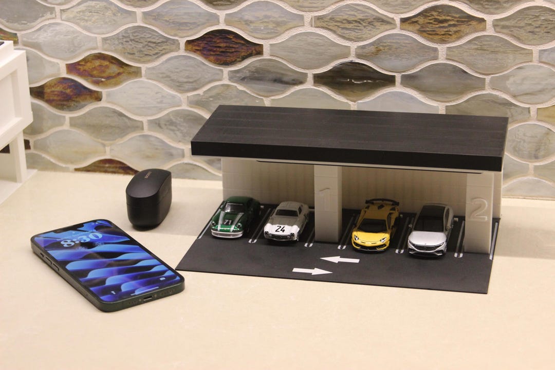 Desktop Car Garage Display for 4 Mini GT Cars | Car Lover Gift - Etsy