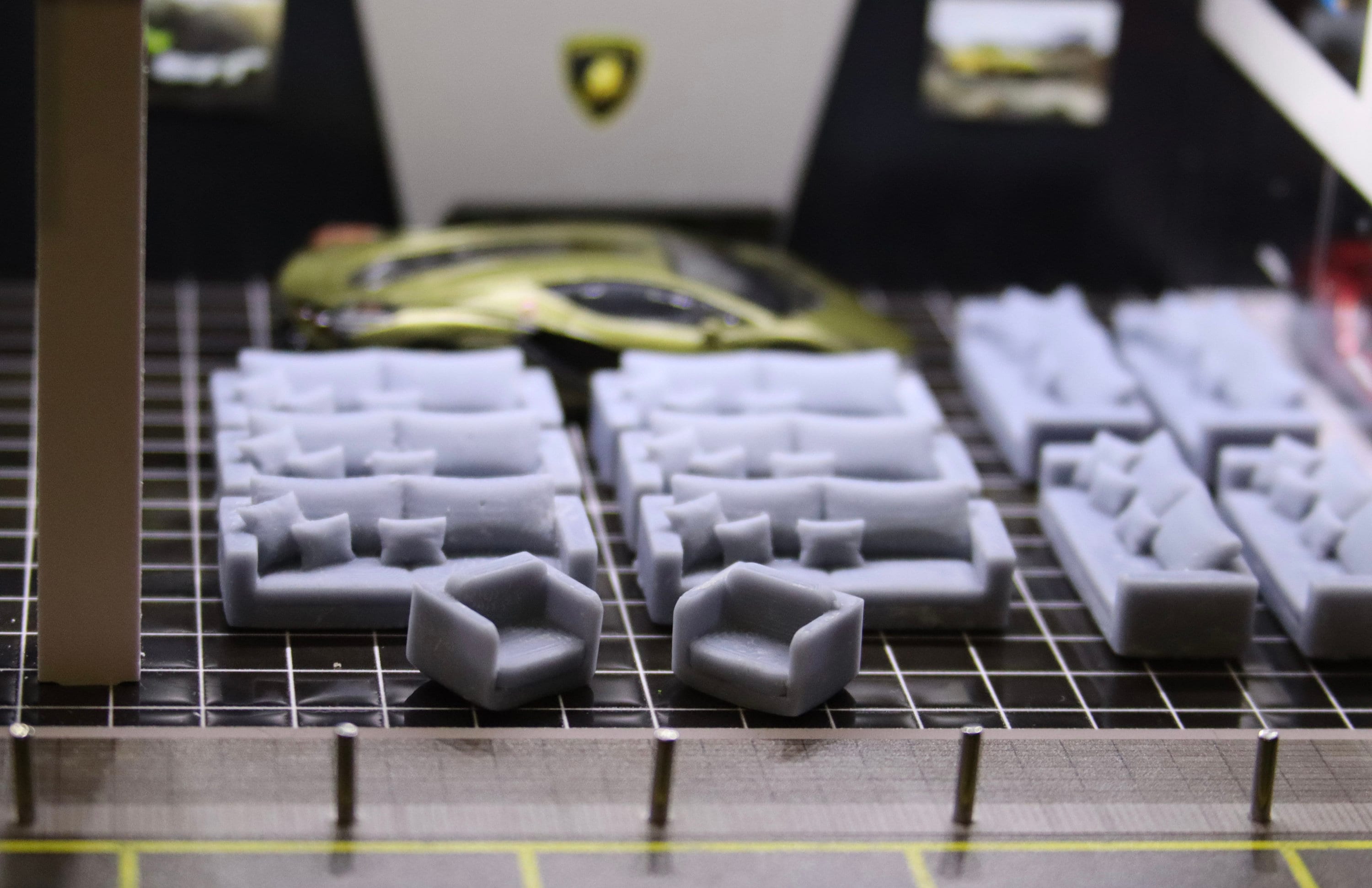 164 Scale Diorama Objects, Bundle of 12 Couches, Diorama Objects, Car ...