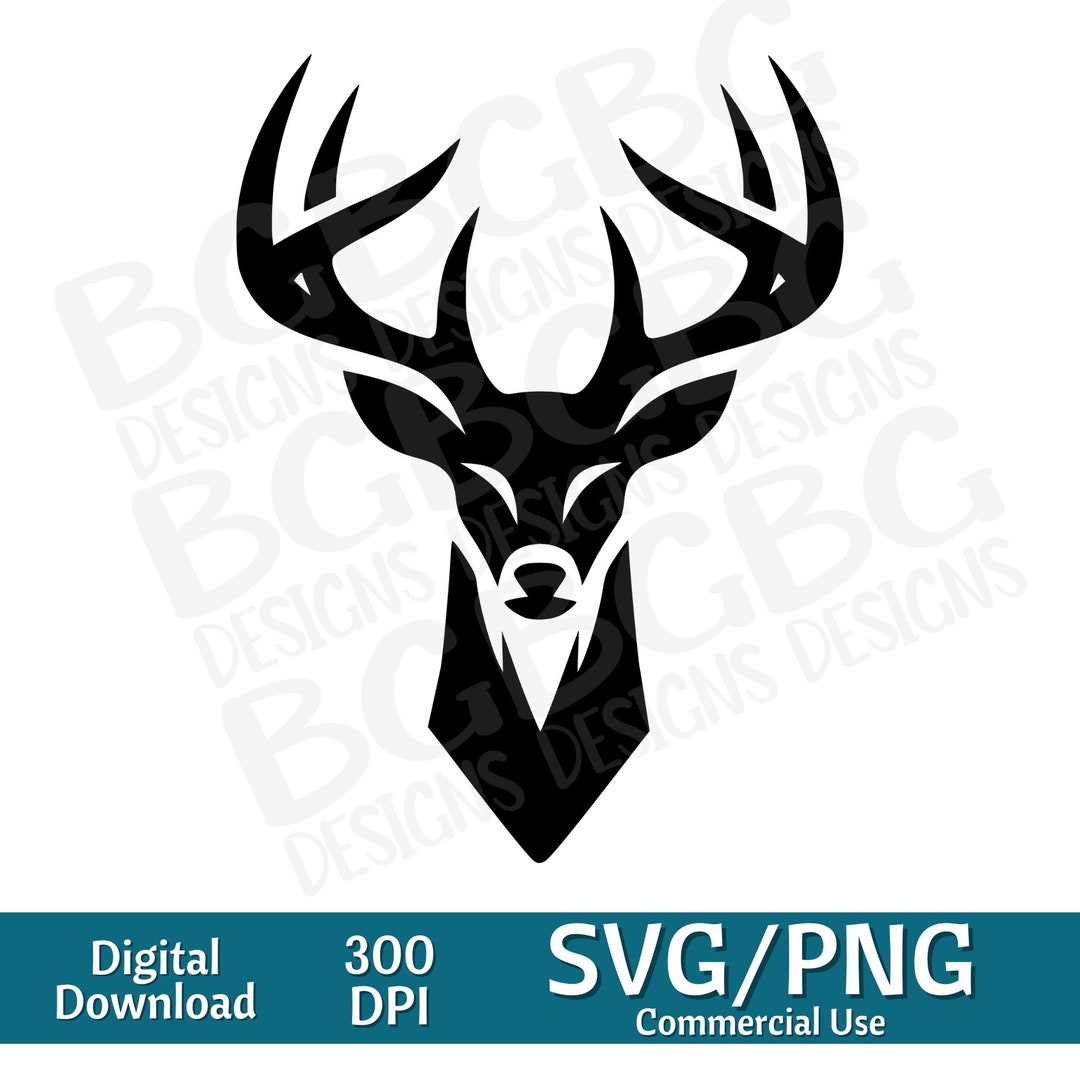 Buck SVG, Buck Clipart, Whitetail Svg, Hunting Svg, Deer Clipart, Big ...