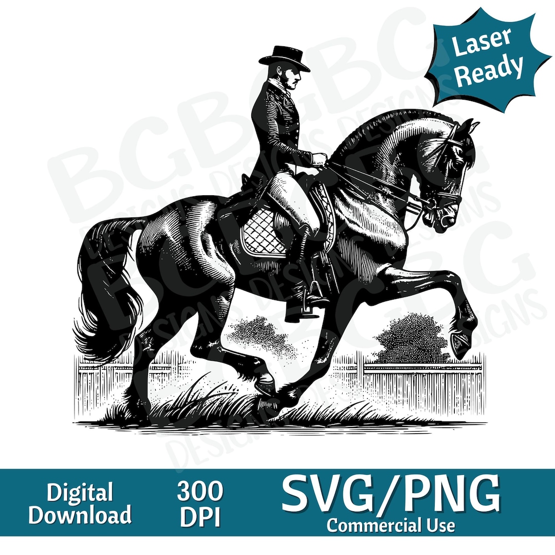 Tennessee Walker SVG PNG, Rodeo, Horse Riding PNG, Vector Graphic, Cut ...