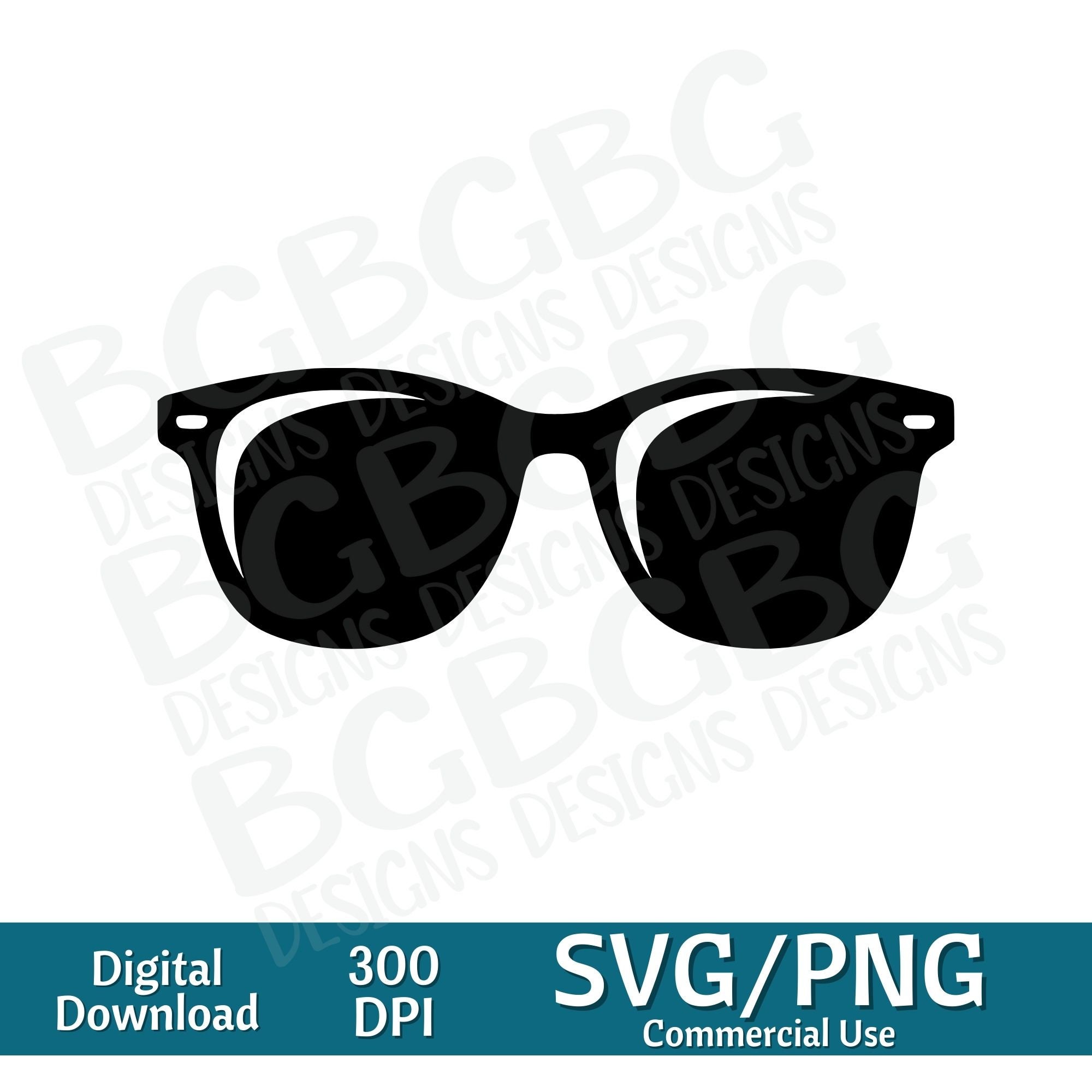Sunglasses SVG, Glasses Clipart, Digital Cut Files, Cool Sunglasses ...