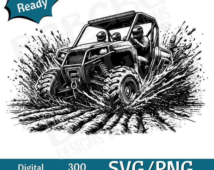 UTV Mudding Laser Cut Files | off Road SVG Bundle | Quad ATV Svg ...
