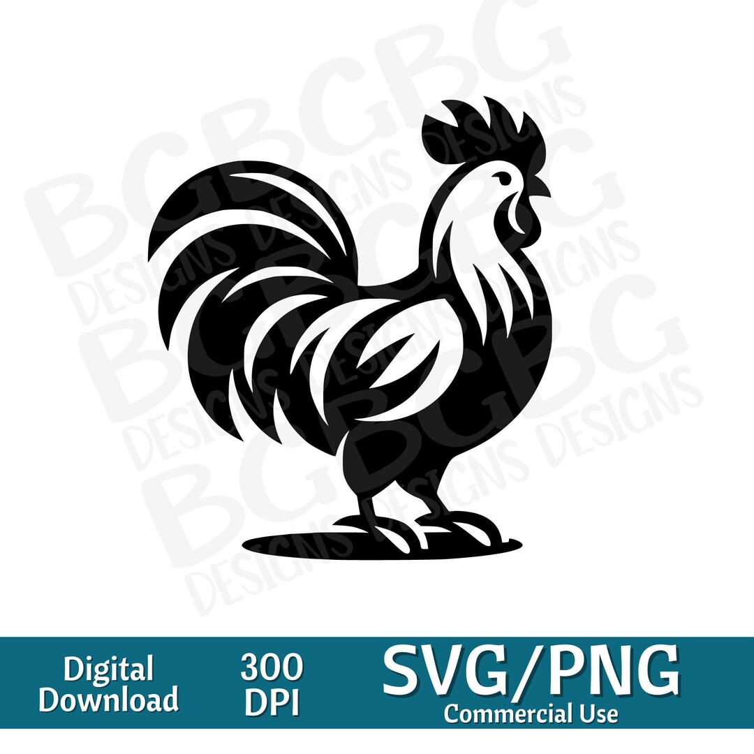 Chicken SVG, Animal Clipart, Cute Animal, Cricut Cut File, Vector ...