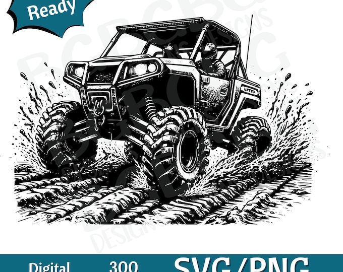 UTV Mudding Laser Cut Files | off Road SVG Bundle | Quad ATV Svg ...