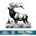 Elk SVG, Elk Clipart, Elk Svg, Hunting Svg, Deer Clipart, Big Rack Svg ...
