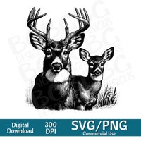 Deer Svg - Etsy