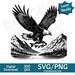 Eagle Catching Fish SVG PNG, Vector Graphic, Laser Engraver, Cnc, Clip ...