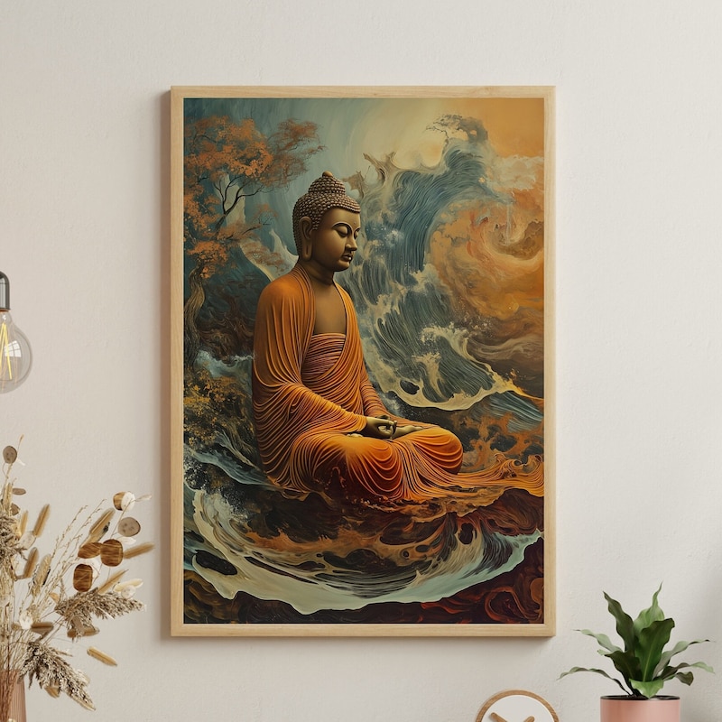 Buddha Poster - Etsy