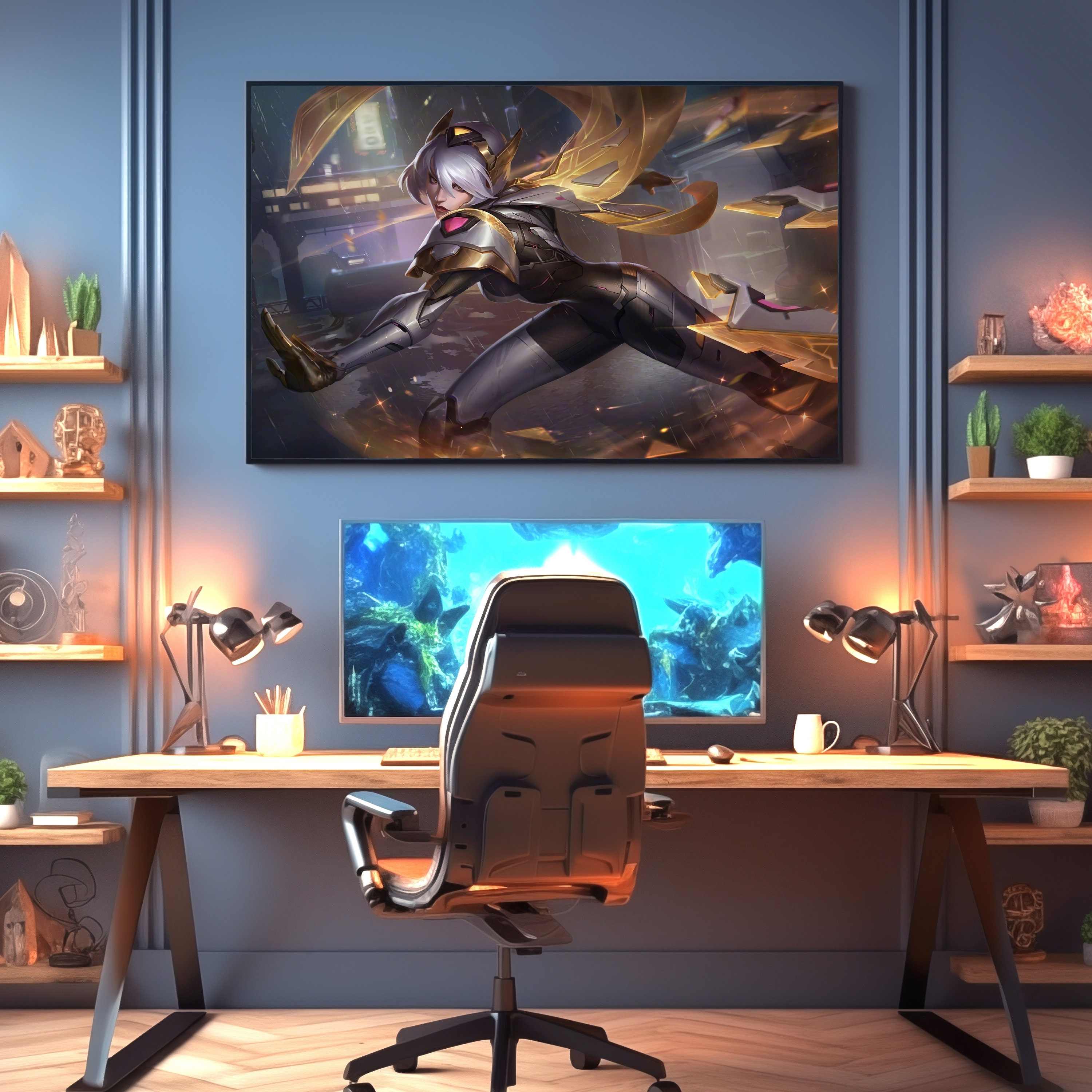 Project Irelia Splash Art Print League of Legends Poster - Etsy