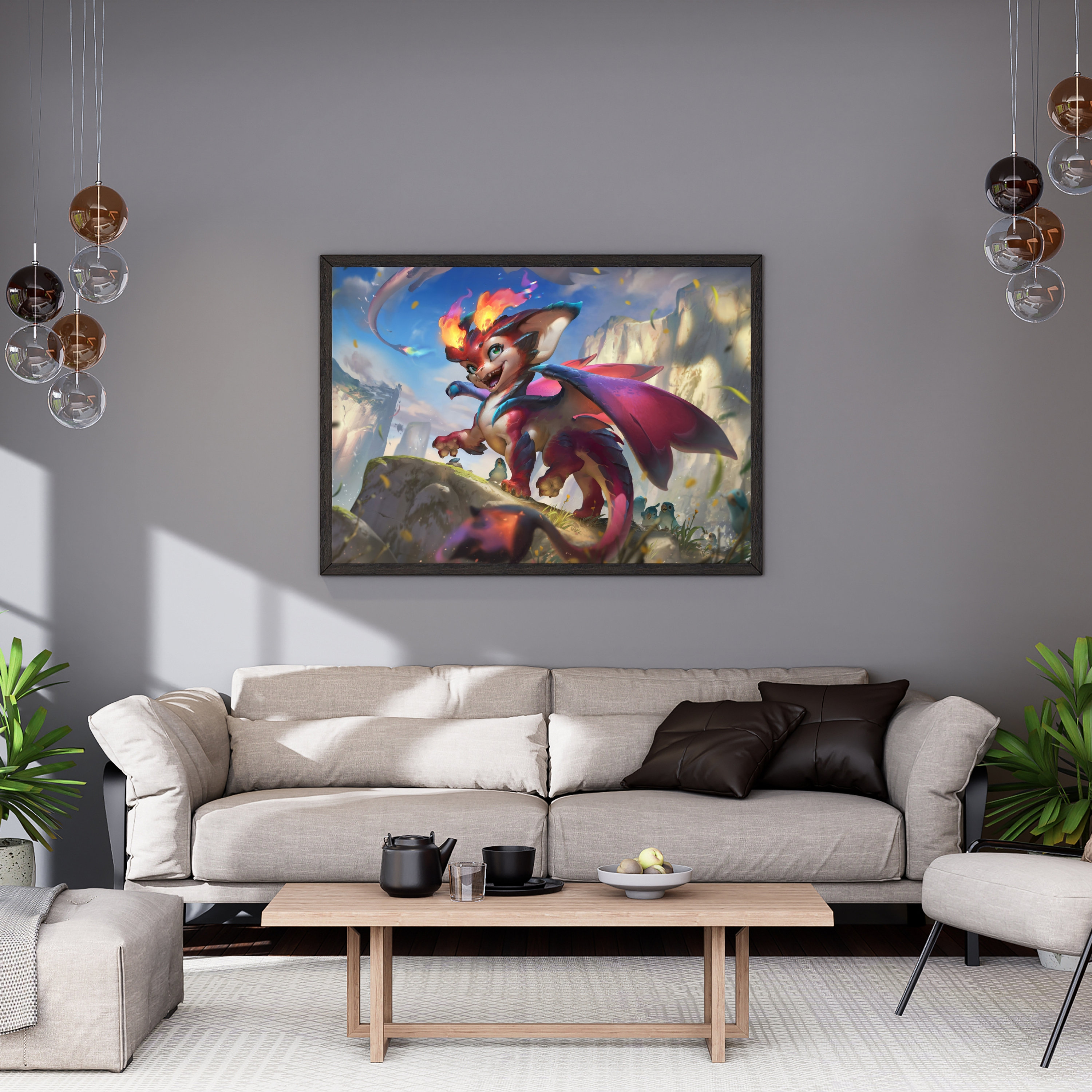 Smolder Poster, League of Legends Print, Wall Poster for Game Room ...