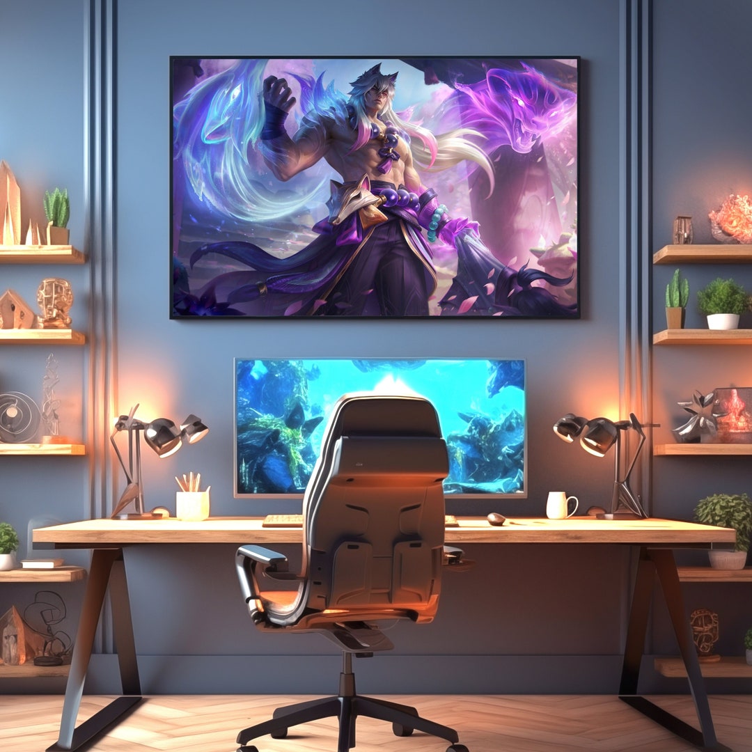 Spirit Blossom Sett Poster, Splash Art Print, League of Legends Poster ...