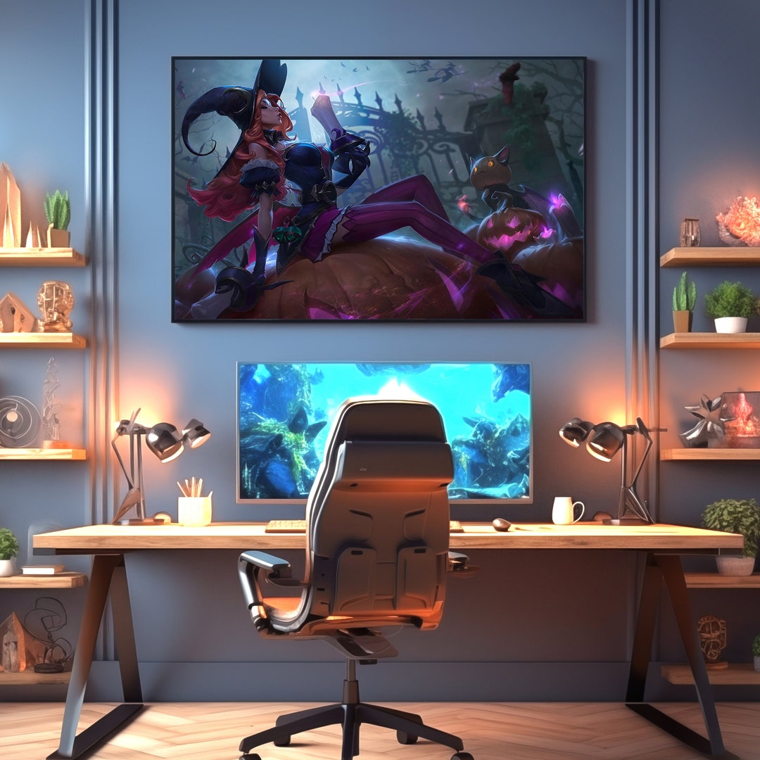 Bewitching Miss Fortune Poster, Splash Art Print, League of Legends ...