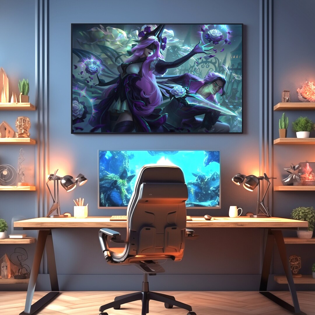 Withered Rose Syndra and Talon Poster, Valentines Day Skin, League of ...