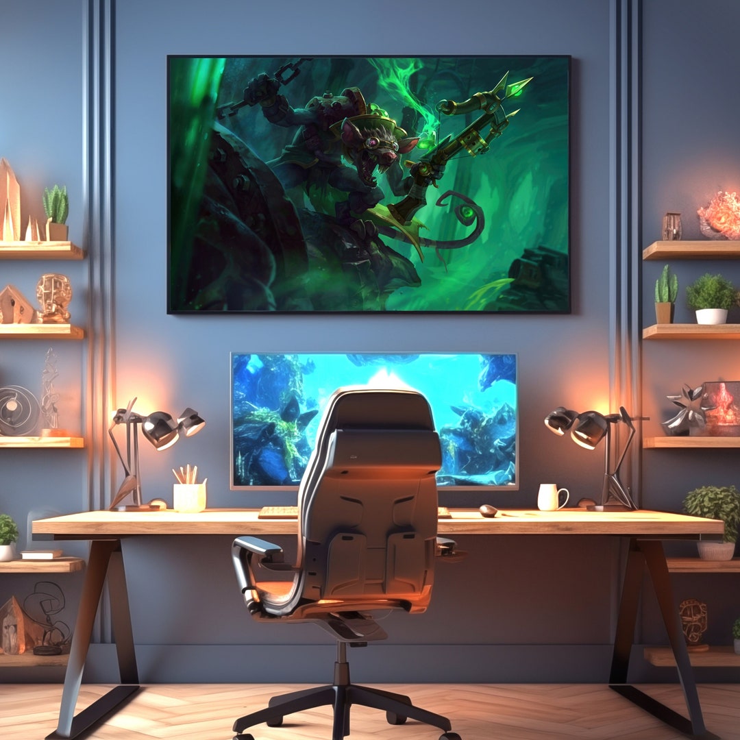 Classic Twitch Poster, Splash Art Print, League of Legends Poster ...