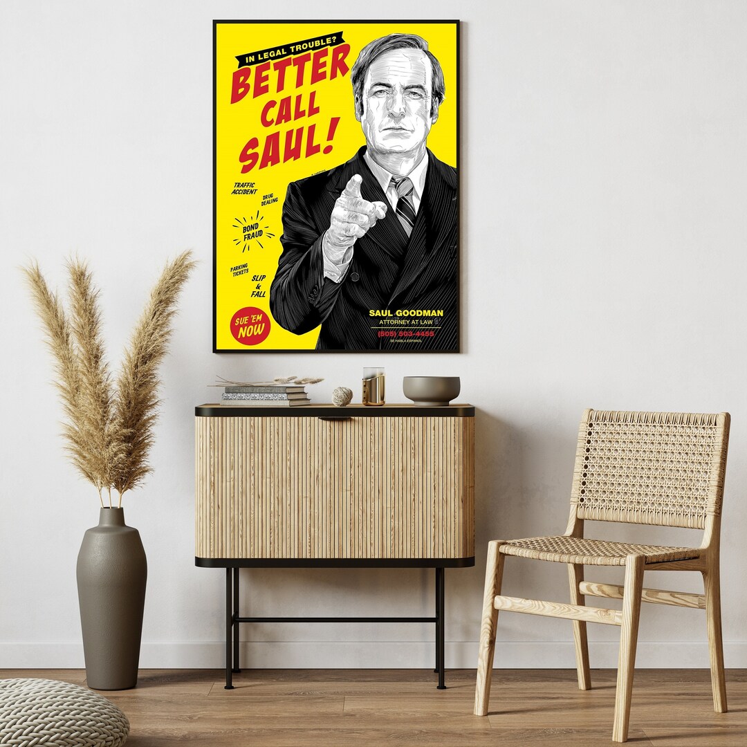 Better Call Saul Posters, Wall Decor Gifts, Wall Design Poster for ...