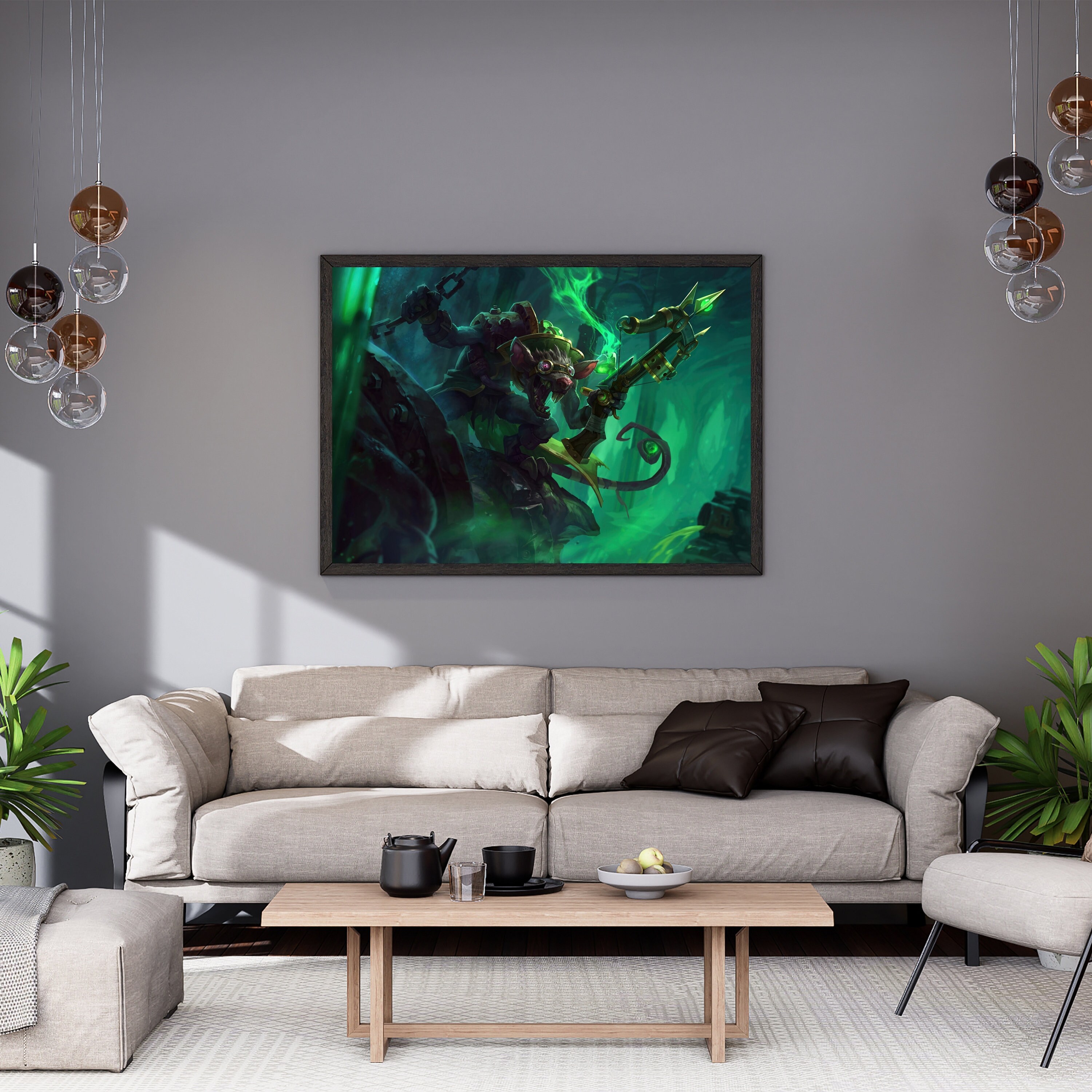 Classic Twitch Poster, Splash Art Print, League of Legends Poster ...