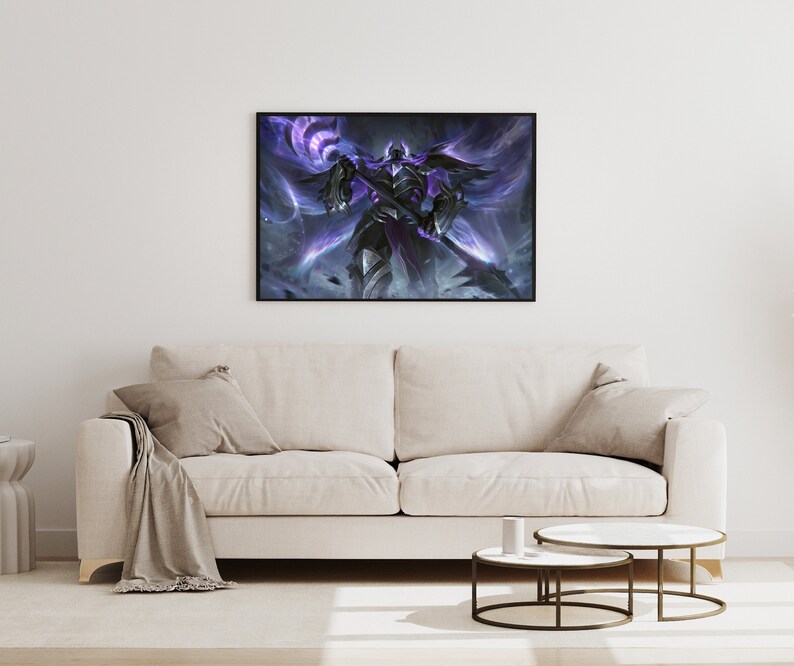 Buy Ashen Graveknight Mordekaiser Poster, Splash Art Print, League of ...