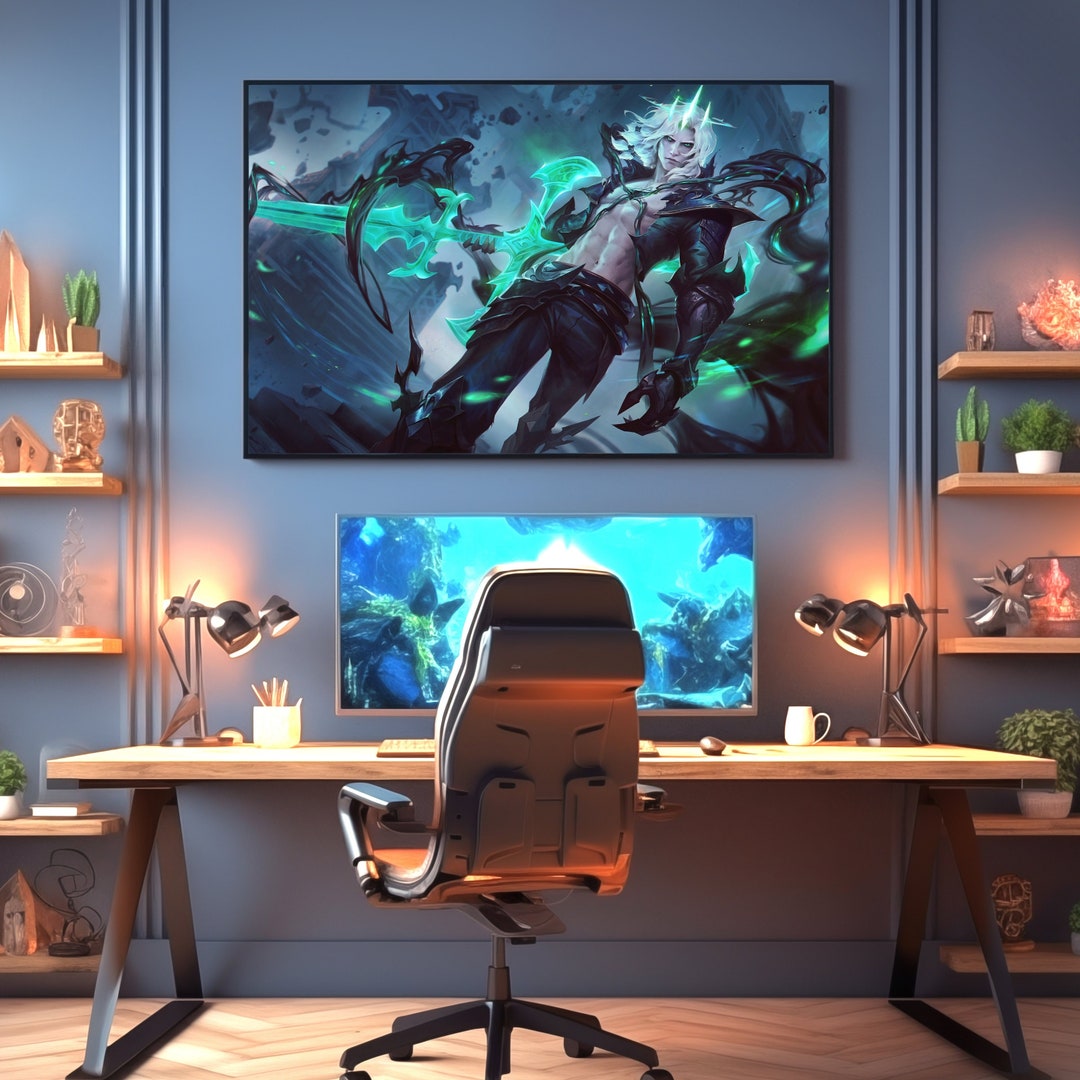 Classic Viego Poster, Splash Art Print, League of Legends Poster ...