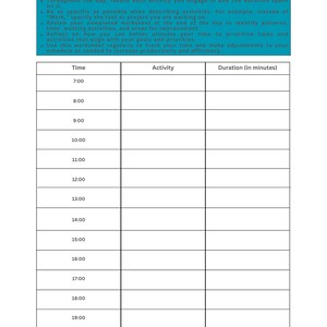 Time Management Tools Daily Planner Time Management Worksheets ...
