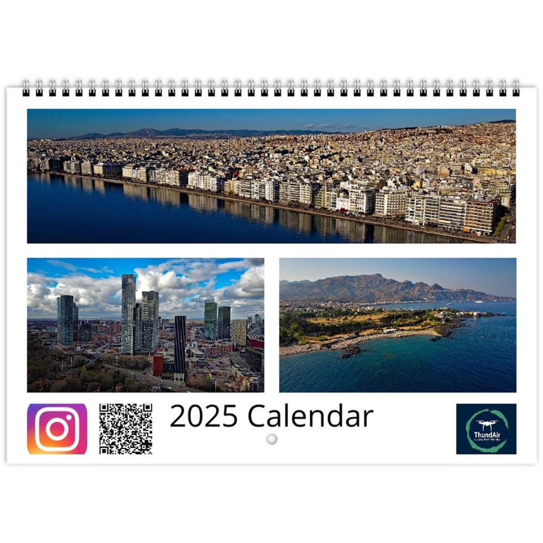 2025 Aerial Photgraphy Wall Calendar general - Etsy
