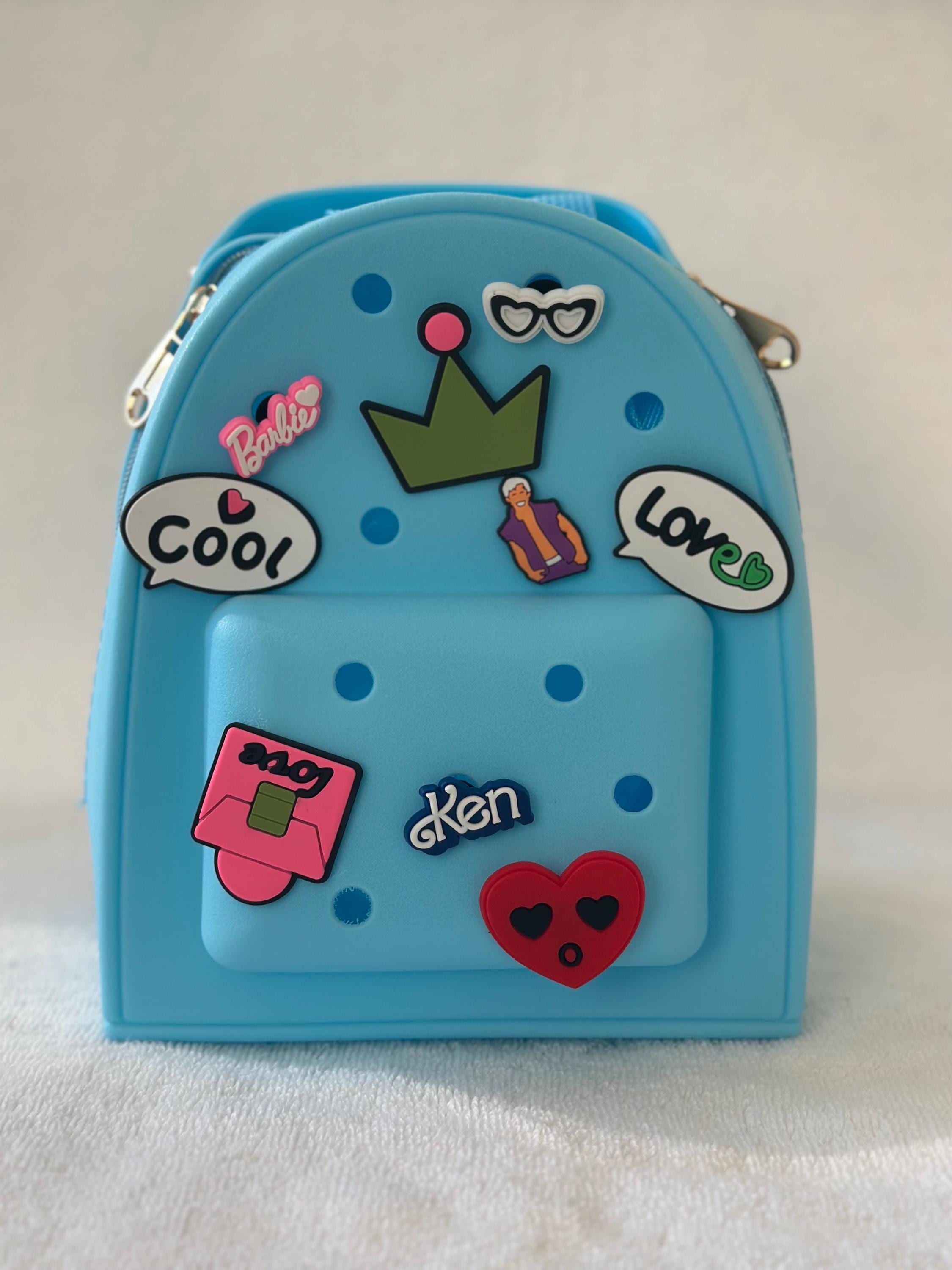 Kids Mini Croc Style Backpack Croc Style Backpack With Charms ...