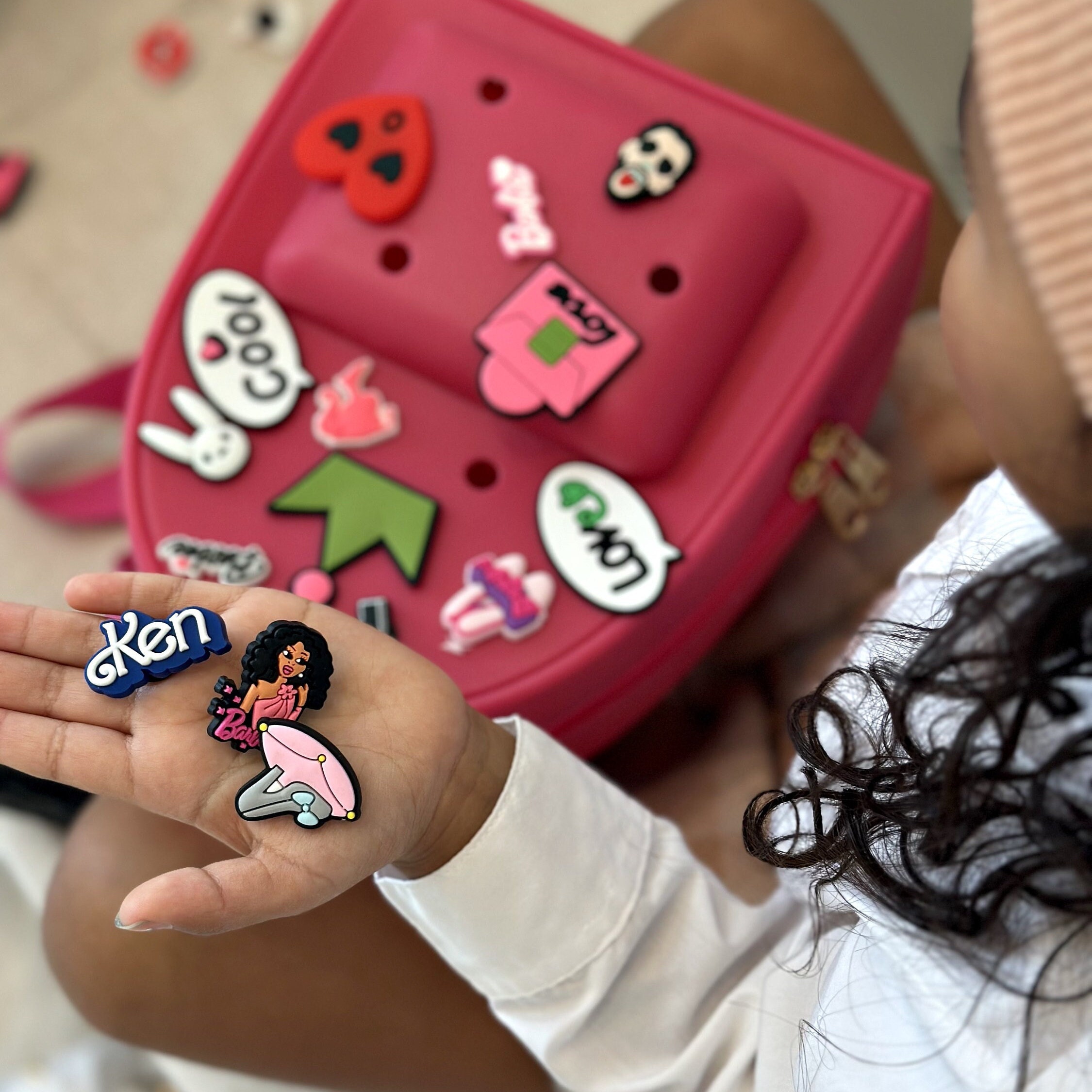 Kids Mini Croc Style Backpack Croc Style Backpack With Charms ...