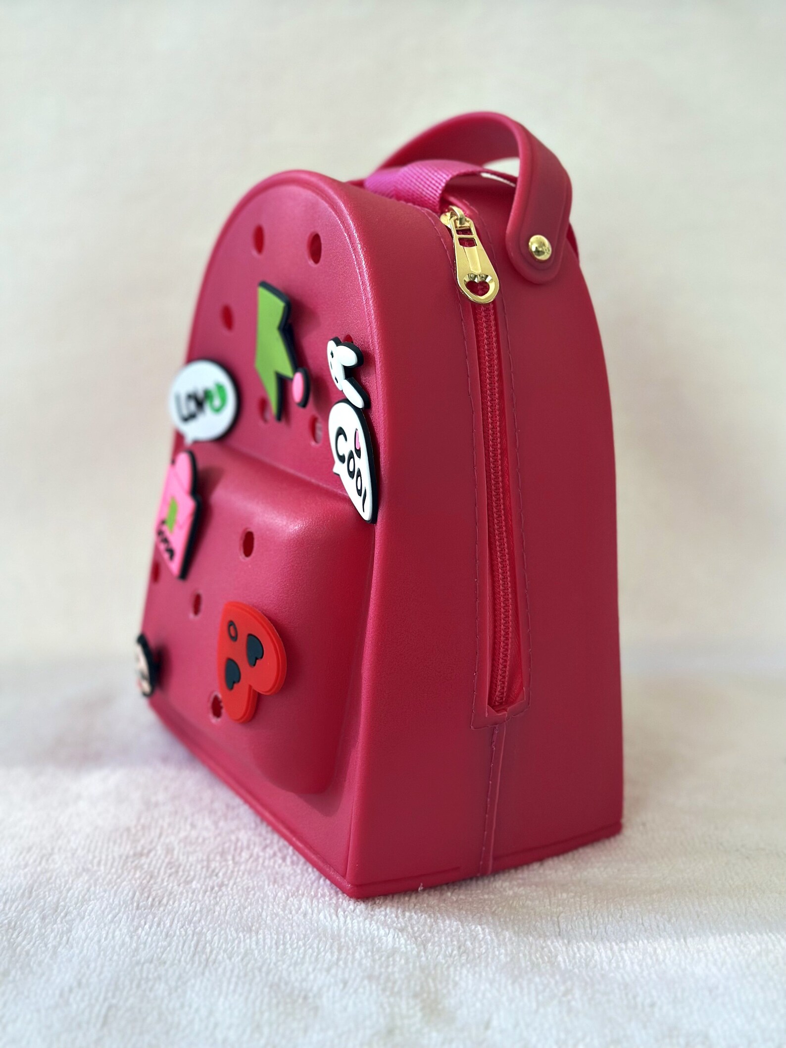 Kids Mini Croc Style Backpack Croc Style Backpack With Charms ...