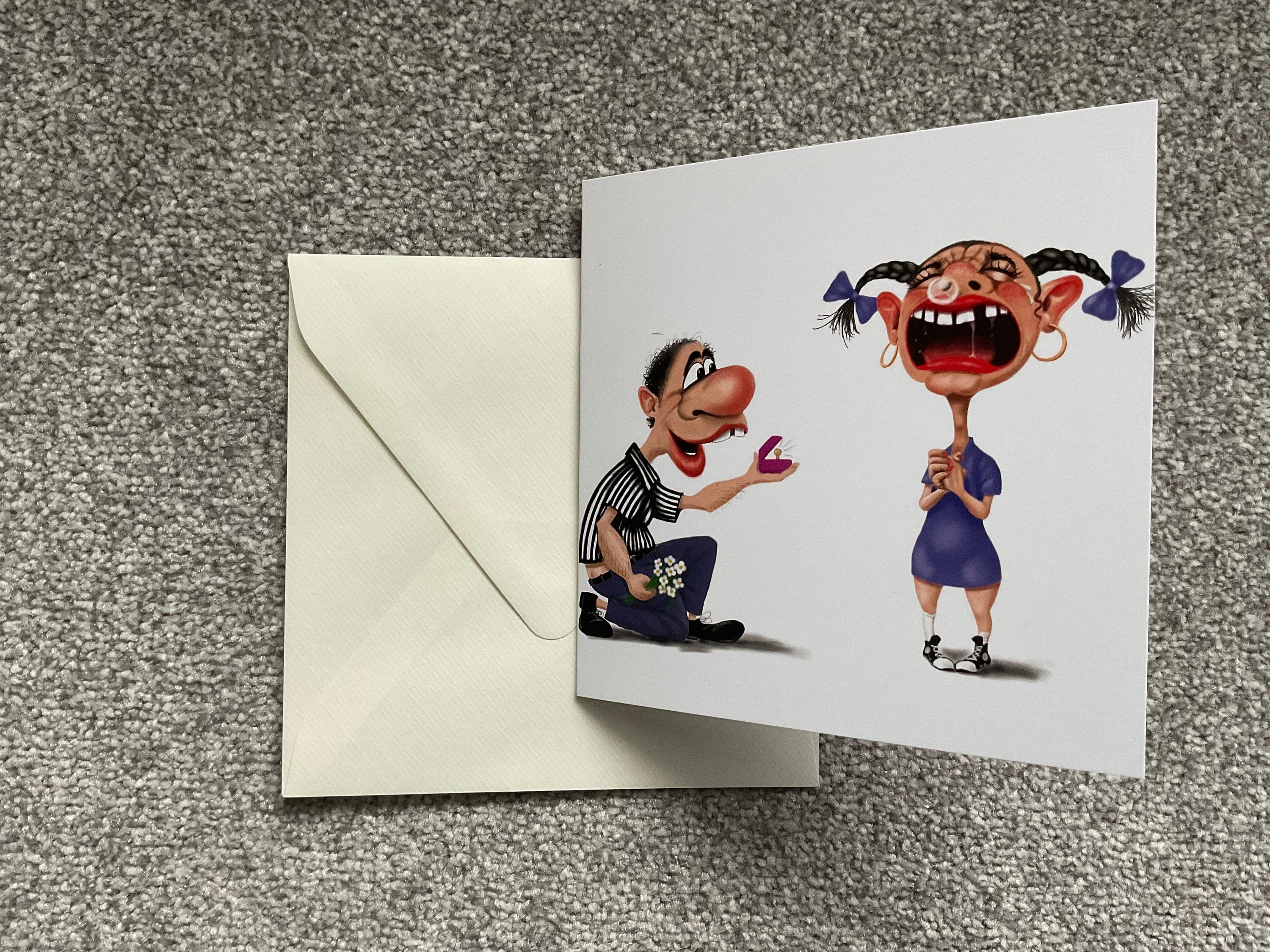 Funny Engagement Card, Funny Card for Fiancé, Funny Celebration Card ...