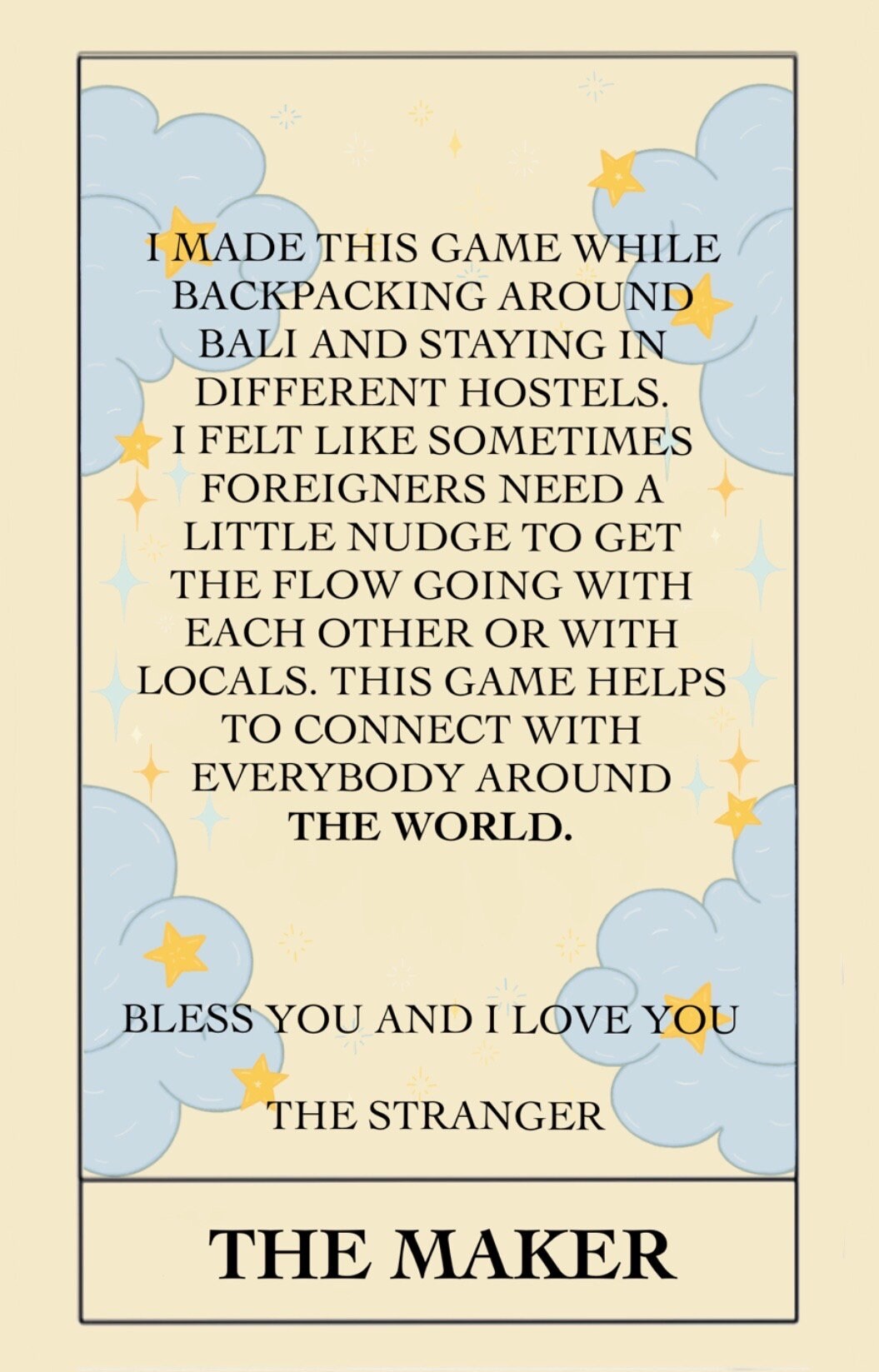 The Strangers Ice Breaker Card Game - Etsy The Strangers Ice Breaker Card Game - Etsy