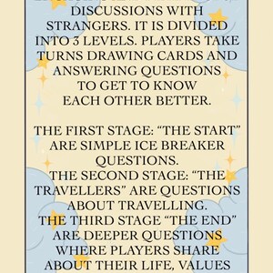 The Strangers Ice Breaker Card Game - Etsy