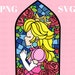 Princess Peach Svg, Princess Peach Frame Png, Super Mario Svg , Super ...