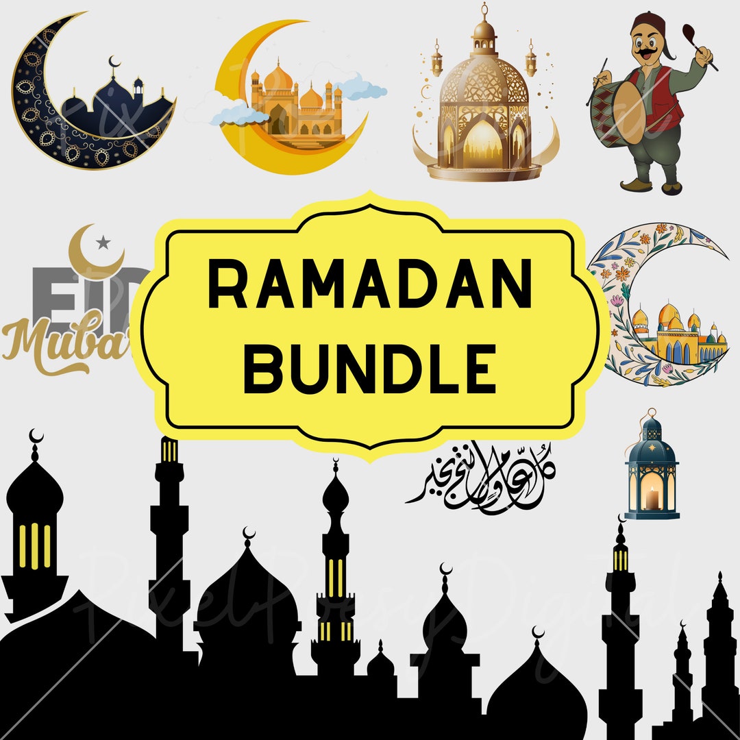 Ramadan Bundle PNG, Ramadan Kareem Svg, Eid Mubarak, Eid Decoration ...