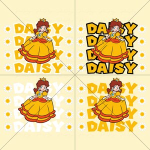 Princess Daisy Svg Png , Super Mario Princess Png , Super Mario Svg ...