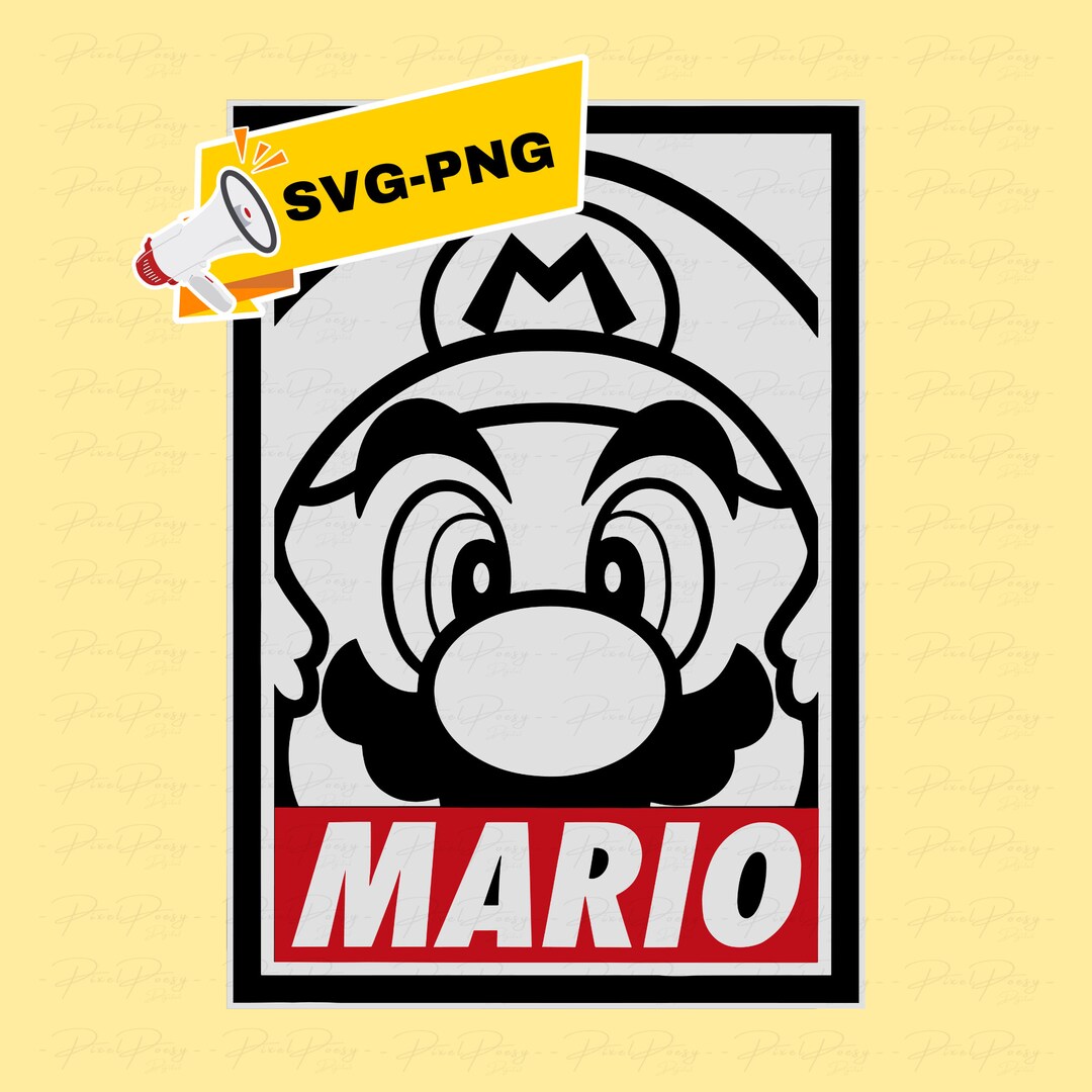 Super Mario SVG Bundle , Super Mario Font , Super Mario Bros Svg ...