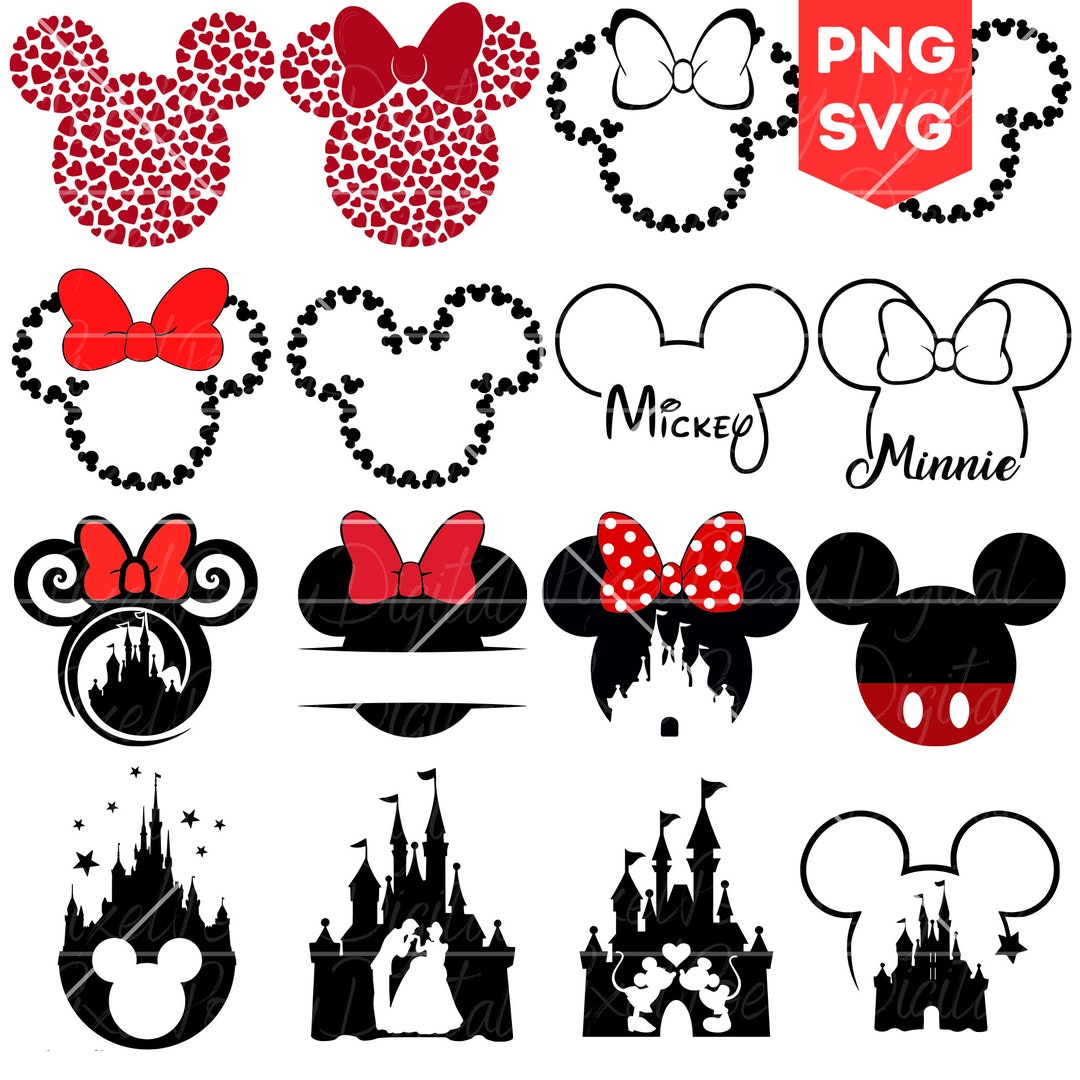 Cabeza de ratón SVG, Paquete SVG, Castillo SVG, Imágenes Prediseñadas ...