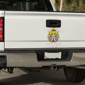 Princess Peach Car Sticker , Princess Peach Sticker , There's a ...