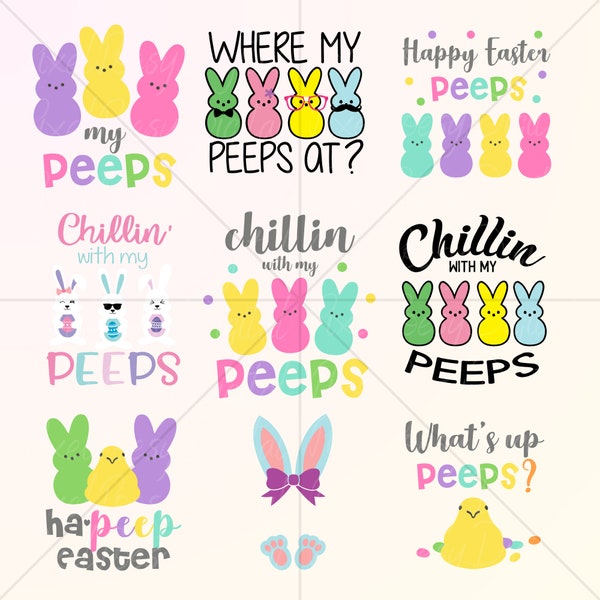 Peeps Svg - Etsy
